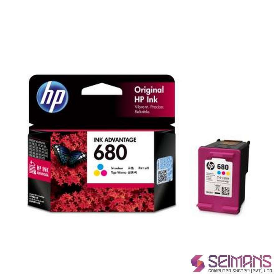 HP 680 Colour Original Ink Cartridge | Seimans Computer Systems