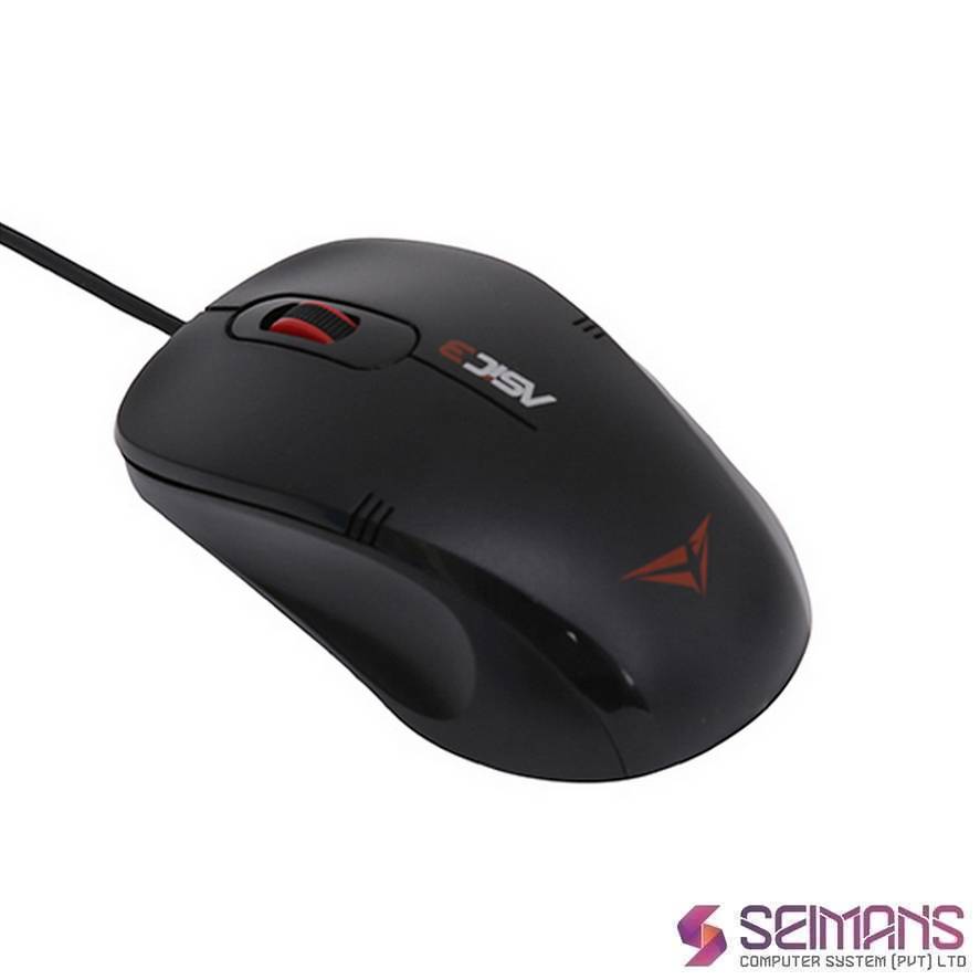 Asic 3 High Resolution Wired Optical Mouse | Seimans Computer Systems