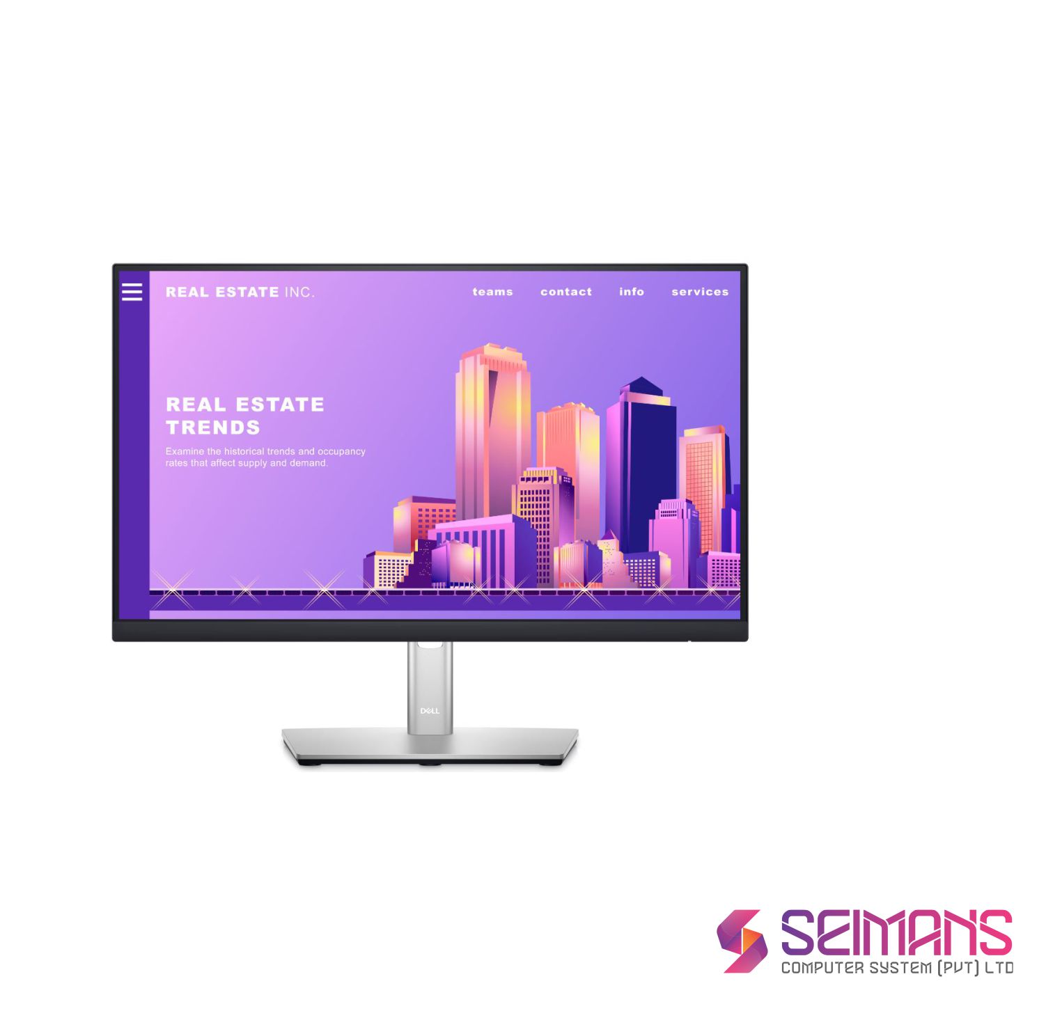 Dell 22" Professional Monitor P2222H | Seimans Computer Systems