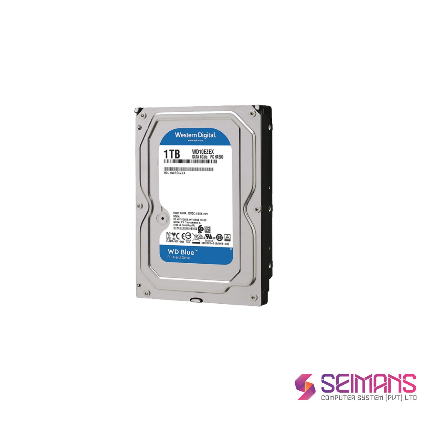 WD Desktop Hard 1TB Blue | Seimans Computer Systems
